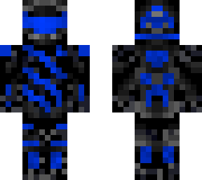 Blue and Black Master Chief | Minecraft Skin