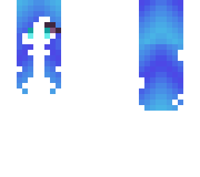 Blue Hair base | Minecraft Skin