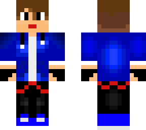 cool blue boy | Minecraft Skin