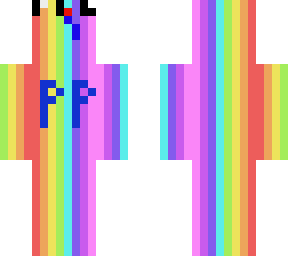 Rainbow Noob | Minecraft Skins