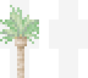 palm tree - pixel art | Minecraft Skin
