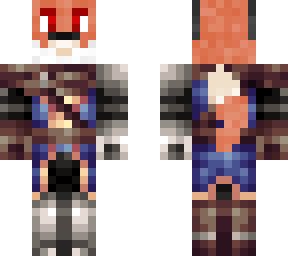 Fox Knight Face Revealed | Minecraft Skin