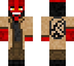 hellboy | Minecraft Skin