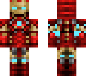 Iron Man nanotech | Minecraft Skin
