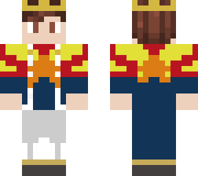 King With Arizona Flag Outfit | Minecraft Skin