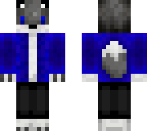 Modified Black Fox Boy | Minecraft Skin