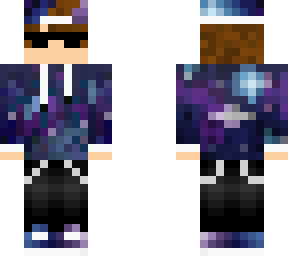 Galaxy Boy with sunglasses | Minecraft Skin
