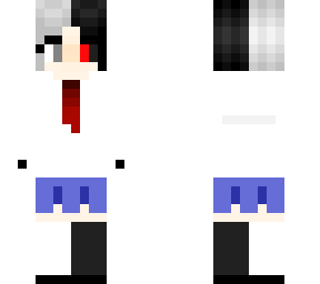 Human Monokuma (Female) | Minecraft Skin
