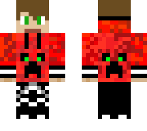 Red Shark Man | Minecraft Skin