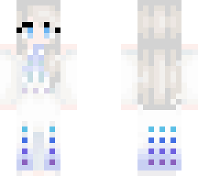 Elsa spirit dress | Minecraft Skin