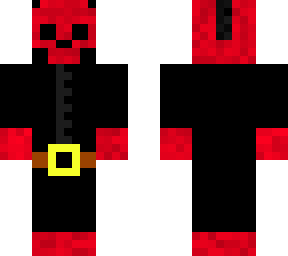 red skeleton | Minecraft Skin