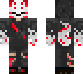 Spirit Kitsune mask | Minecraft Skin