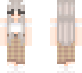 cute off-the-shoulder | Minecraft Skin