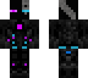 Enderman With Armour | Minecraft Skin