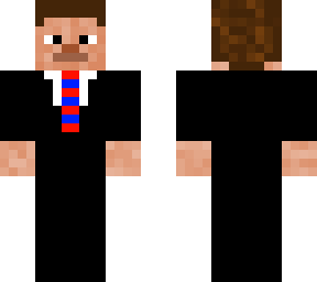 Steve traje y corbata | Minecraft Skin
