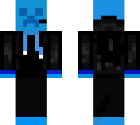 Blue Gamer Creeper | Minecraft Skin
