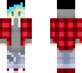 Non Binary Flannel Teen | Minecraft Skin