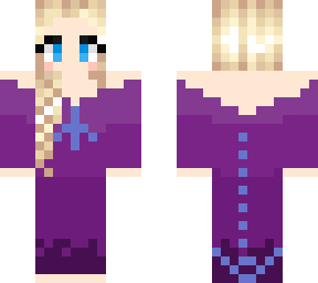 Elsa nightgown | Minecraft Skin