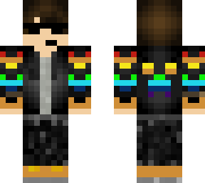Rainbow Hacker | Minecraft Skins