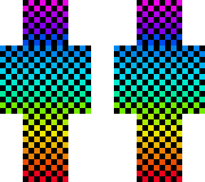 Layered Rainbow | Minecraft Skin