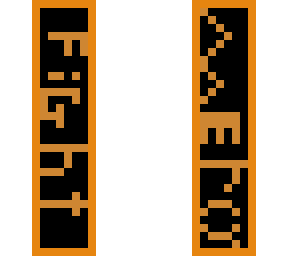 undertale buttons | Minecraft Skin