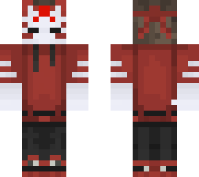 Boy w/Kitsune mask | Minecraft Skin