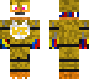 withered chica | Minecraft Skin