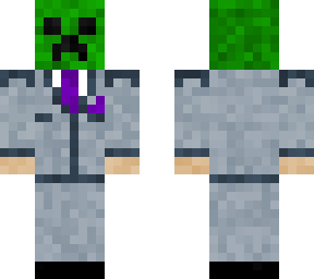 Creeper with smoking | Minecraft Skin