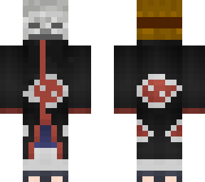 Skeleton Akatsuki | Minecraft Skin