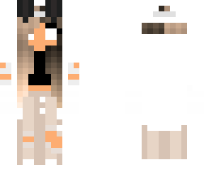 Cute White Bunny Girl- nova skin | Minecraft Skin
