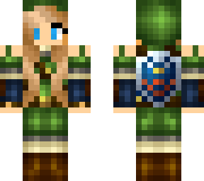 Female Link Minecraft Skin