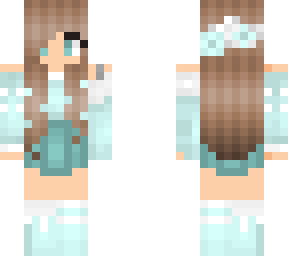 Light blue girl | Minecraft Skin