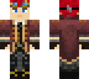 Minecraft Steampunk Pilot Skin
