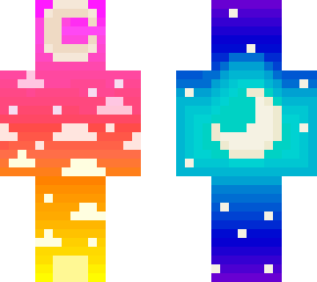 sun and moon | Minecraft Skin