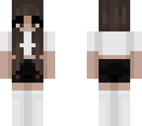 Aesthetic Girl WIth Cute Eyelashes | Minecraft Skin