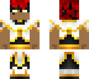 Arklus Drogxea but Darker/Red Hair | Minecraft Skin