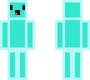 Blue Noob skin | Minecraft Skin