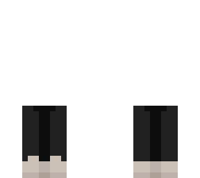 Pants & Shoe Base - Black Pants - Uggs | Minecraft Skin