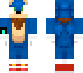 sonic boom | Minecraft Skin