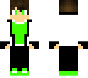 the green gamer | Minecraft Skin