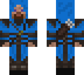 Blue medieval steve | Minecraft Skin