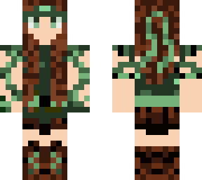 Female Wood Elf | Minecraft Skin