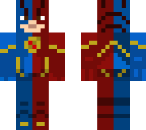 Half Flash | Minecraft Skin
