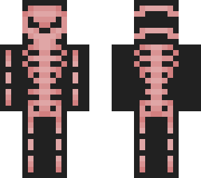 Pink skeleton | Minecraft Skin