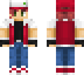 red pokemon trainer | Minecraft Skins