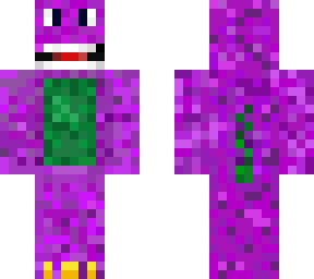Crainer skin with barney overlay | Minecraft Skin