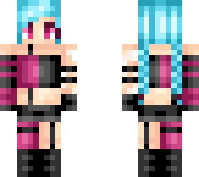 Jinx Remastered | Minecraft Skin
