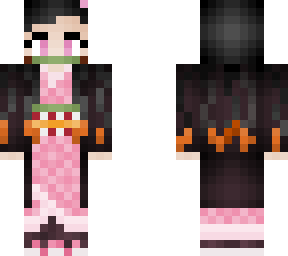 Nezuko Kamado V2 | Minecraft Skin