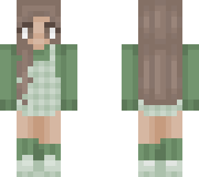 green cute girl | Minecraft Skins