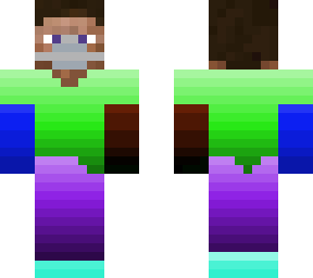 Rainbow Steve | Minecraft Skins